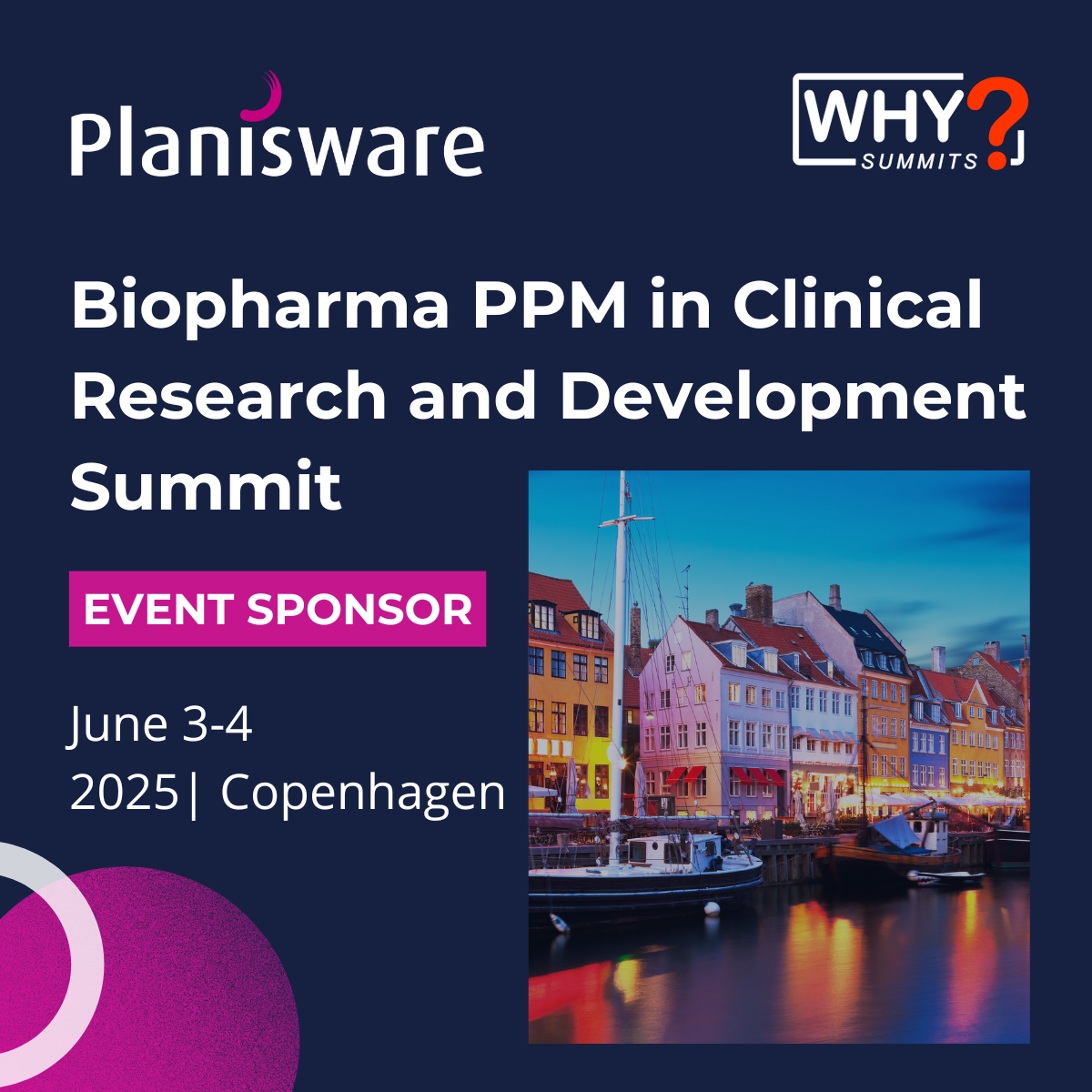 Biopharma PPM in Clinical Research and Development Summit | Planisware